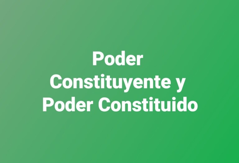 Poder Constituyente y Poder Constituido – República Federal de Chile